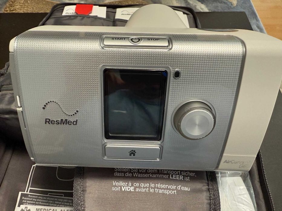 Адаптивен серво-вентилатор CPAP BiPAP BiLevel ResMed Aircurve 10 ASV гр ...