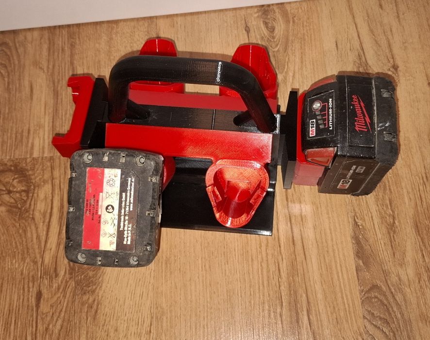 Suport acumulatori milwaukee m12 / m18 Geanta transport Drumul Carului ...