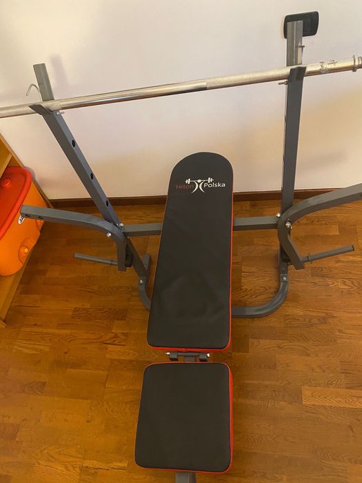 Banca fitness multifunctionala + 2- disc 15kg + set gantere Paulesti ...