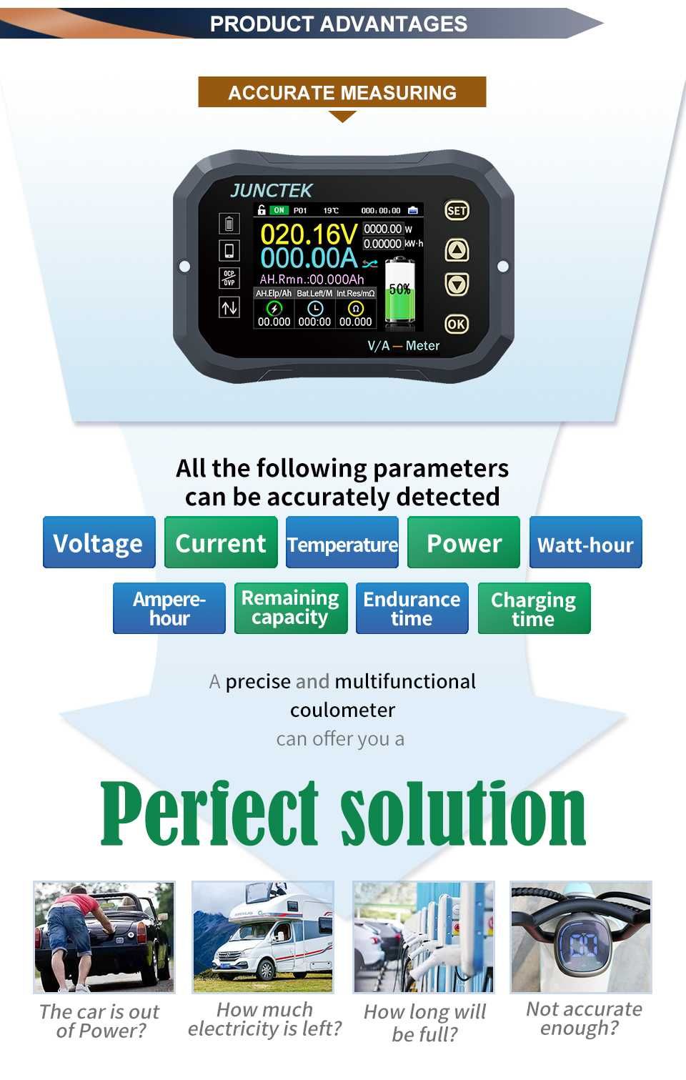 600A Smart Shunt Професионален Батериен Монитор Смарт Шунт Дисплей гр ... 600A Smart Shunt Професионален Батериен Монитор Смарт Шунт Дисплей гр ...