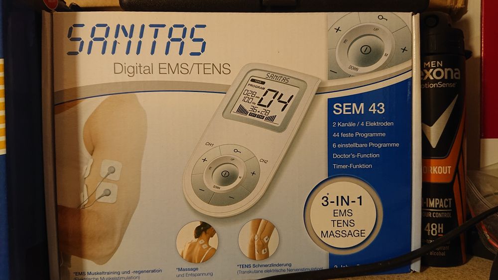 Sanitas tens ems curenti Aparat de masaj prin electrostimulare Bucuresti Sectorul 4 • OLX.ro
