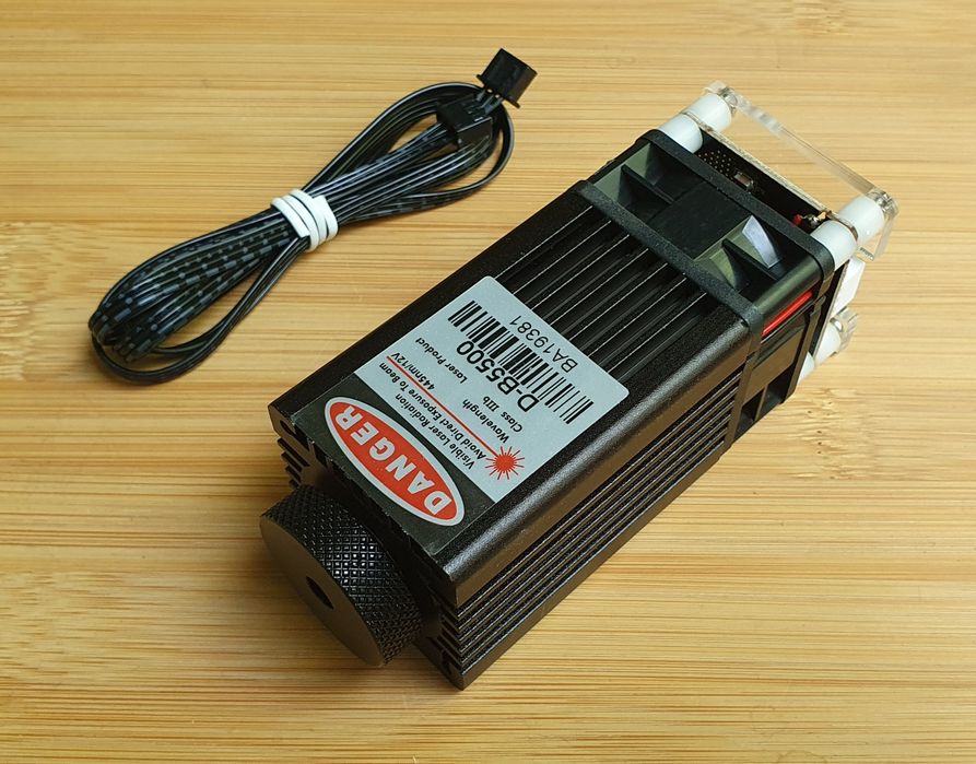 Modul Laser 20W Nou Albastru 445 nm CNC Gravator Router 3D Printer ...