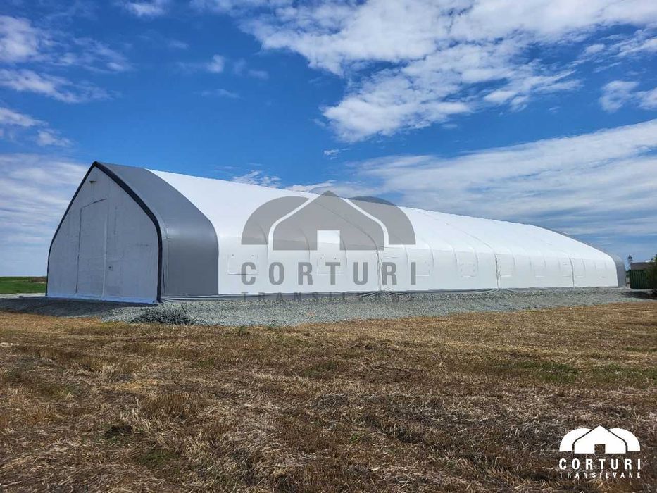 Corturi industriale, depozitare cu perete lat.drept- 21,35 x 61 x 8.5 ...