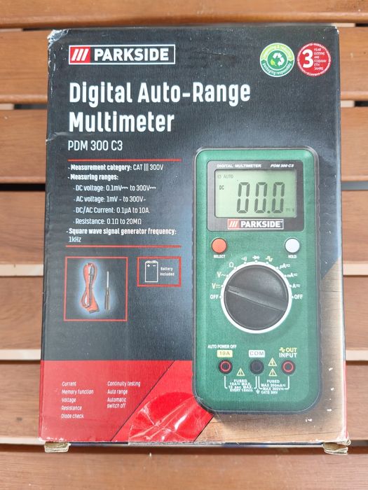 Multimetru digital autorange PARKSIDE PDM 300 C3 tester masurare Alba ...