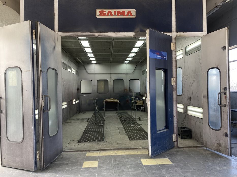 Cabina vopsit SAIMA GAMA 8m/4,6/4 Bascov • OLX.ro