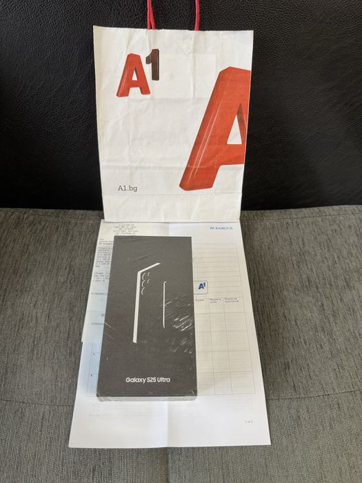 ЗАПЕЧАТАН 512GB Samsung Galaxy S25 Ultra A1 Гаранция 2027 Black гр. София Младост 1 • OLX.bg