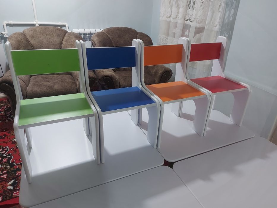 Новые Стол стул детский, Bolalar uchun stol stul: 270 000 сум - Детская мебель Самарканд на Olx