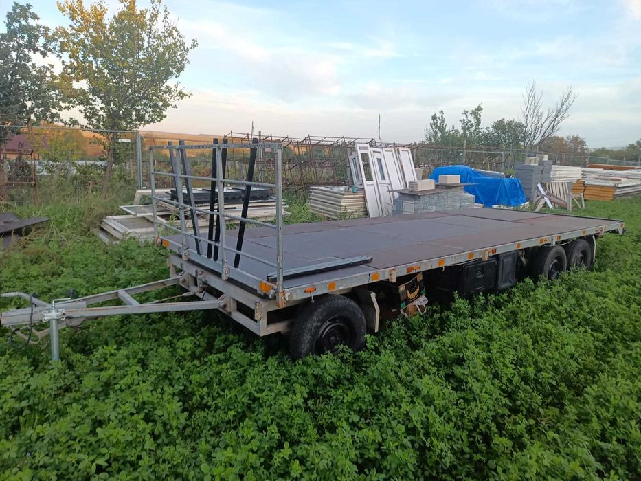 Remorca 3,5 t platou 6m / 2,4m Botosani • OLX.ro