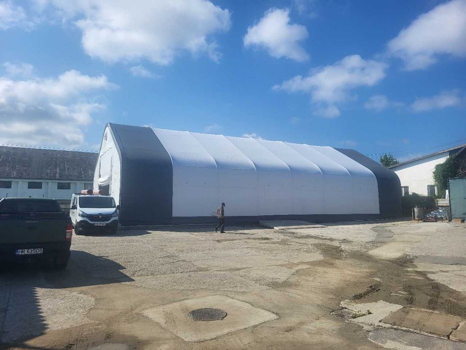 Hale metalice din otel zincat,prelata ignifug Bradesti • OLX.ro