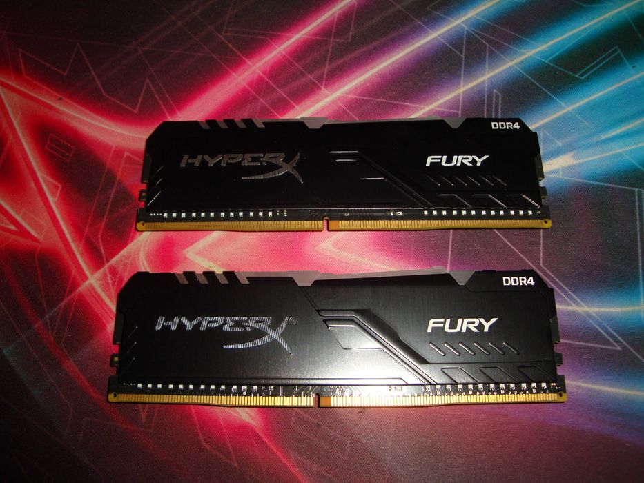 Memorii Ram Kingston HyperX Fury RGB DDR4 16GB ( 2x 8GB ) 3200 Mhz Timisoara • OLX.ro