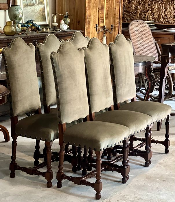 Set 6 Scaune vechi *** vintage / antic / vechi / retro *** Cristian ...