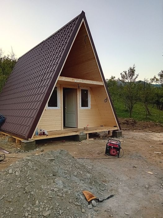 Realizam cabane tip A-frame Focsani • OLX.ro