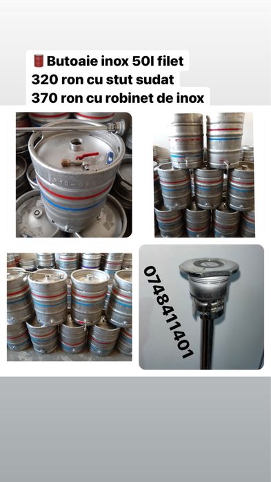 Butoaie de vin bere tuica butoi 50l 60l filet si canea Alba Iulia • OLX.ro