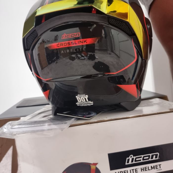 Casca moto Icon Airflite™ Crosslink Red Bucuresti Sectorul 4 • OLX.ro