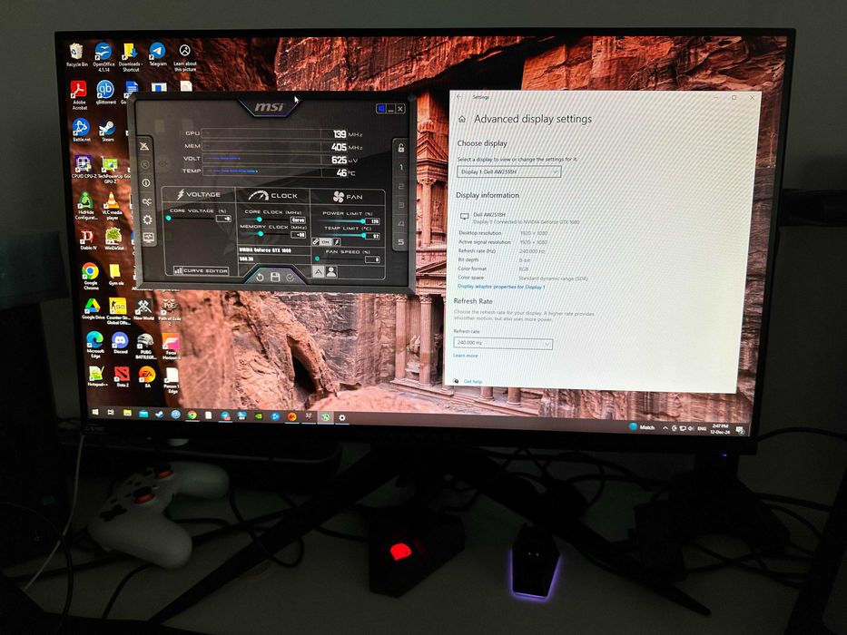 Alienware Monitor 240hz AW2518h 1080p Iasi • OLX.ro