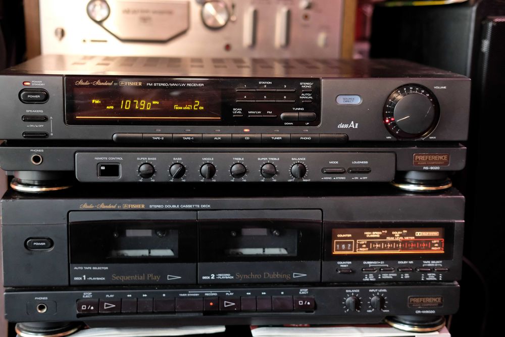 Teac AX 55 MK , Fisher CA-271 amplituner Fisher RS-9020 Yamaha R-S300 ...