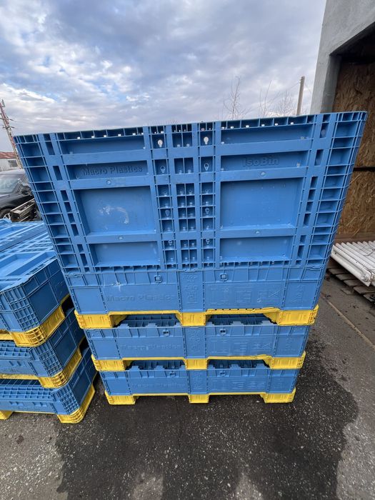 Euro-container PLIABIL cutii mari , lazi, box paleti Craiova • OLX.ro