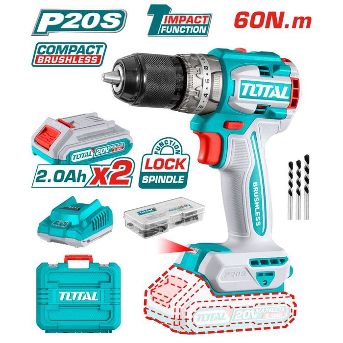 Акумулаторен ударен безчетков винтоверт TOTAL гр. Монтана Младост 1 • OLX.bg