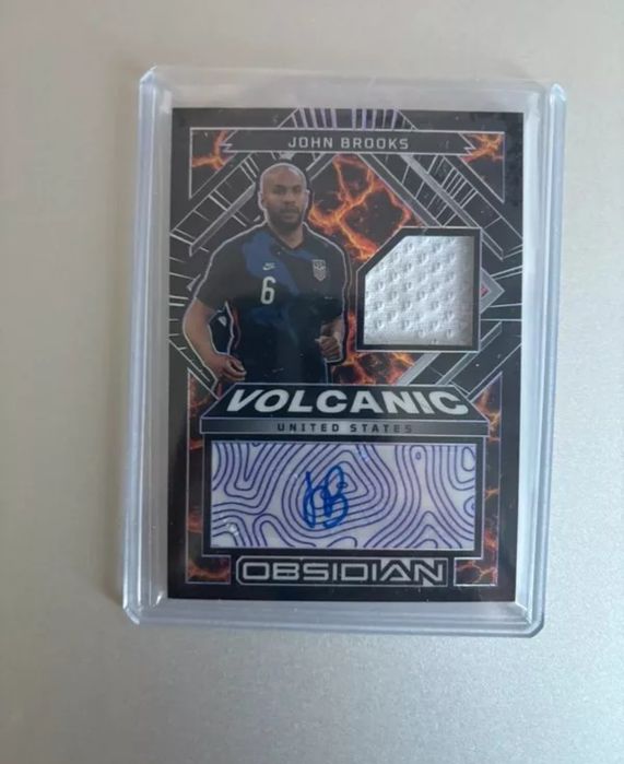 John Brooks relic panini official autograph card рядка футболна карта ...