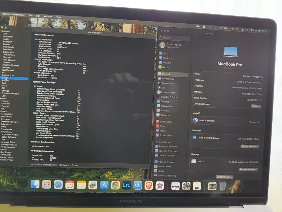 MacBook pro 2019 Intel I7 15" Cluj-Napoca • OLX.ro
