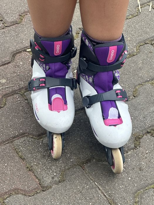 Vand role reglabile 34-36 Oxelo pt copii stare bunã Targu-Mures • OLX.ro