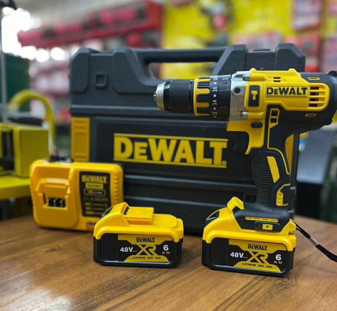 Шуруповерт DeWALT 2в1 шуруповерт+ледобур акумуляторная ударная дрель ...