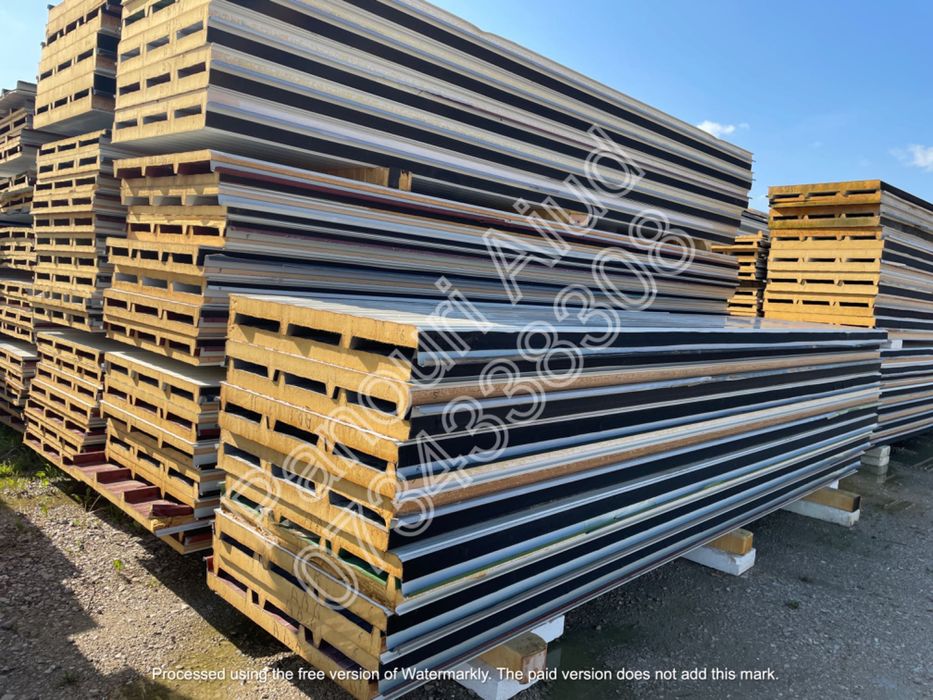 Panou Sandwich 6cm la 3m 5m sau 6m grosime tabla de 0,6 Depozit Aiud ...