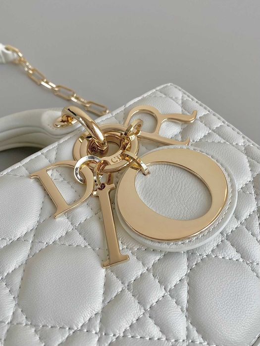 Geanta Christian Dior Lady D-Joy, alb 22cm , tip Premium Bucuresti ...