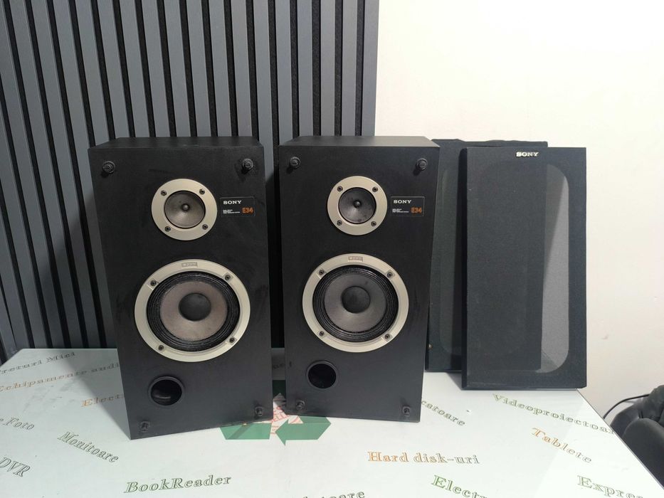 Boxe Sony SS-E34 2-way 8 ohm 50W pereche cu grile Botosani • OLX.ro