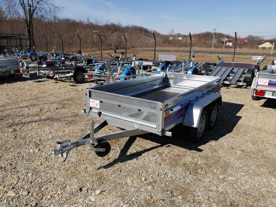 Remorca 2 axe,750 kg,se conduce cu categoria B Bascov • OLX.ro