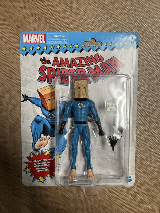 Marvel Legends Spider-Man Bombastic Bag Man/ екшън фигура спайдърмен гр ...