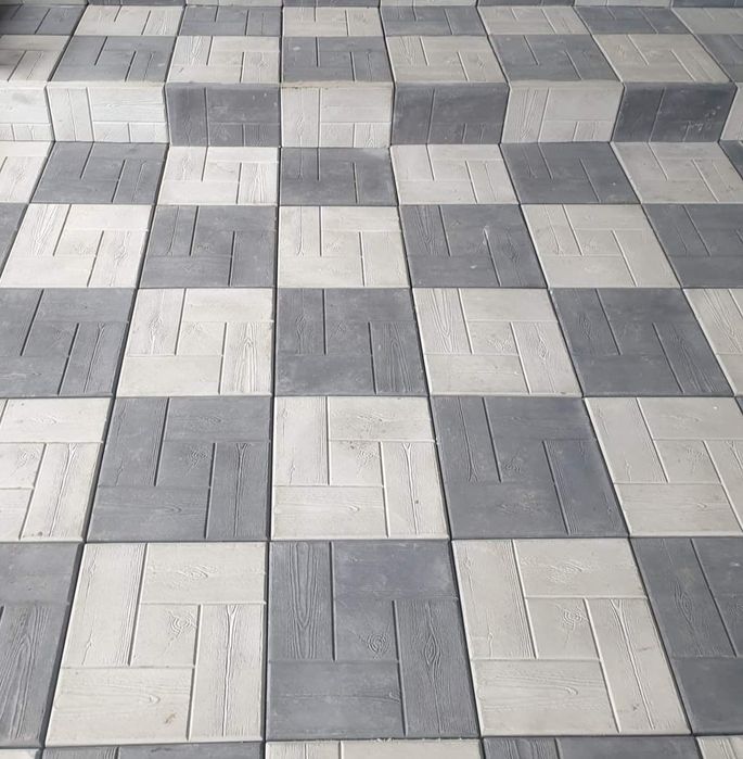 Pavele pentru gradina model Solzi Duos de la 39lei mp Montaj Pavele ...