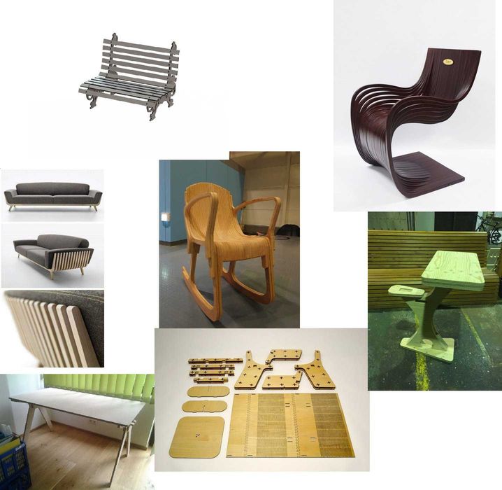 312 Modele Vectoriale: mobilier birou scaun masă, format vectorial DXF ...