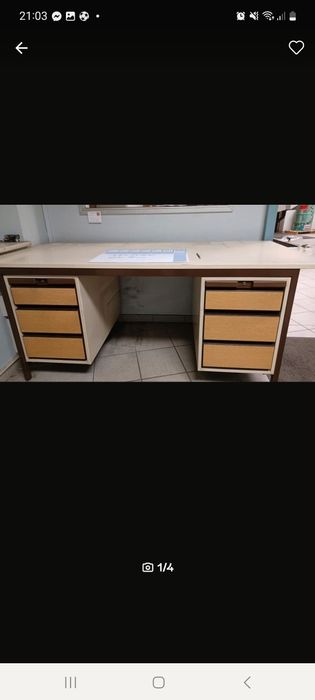 Masa din metal cu sertare Sarmasag • OLX.ro