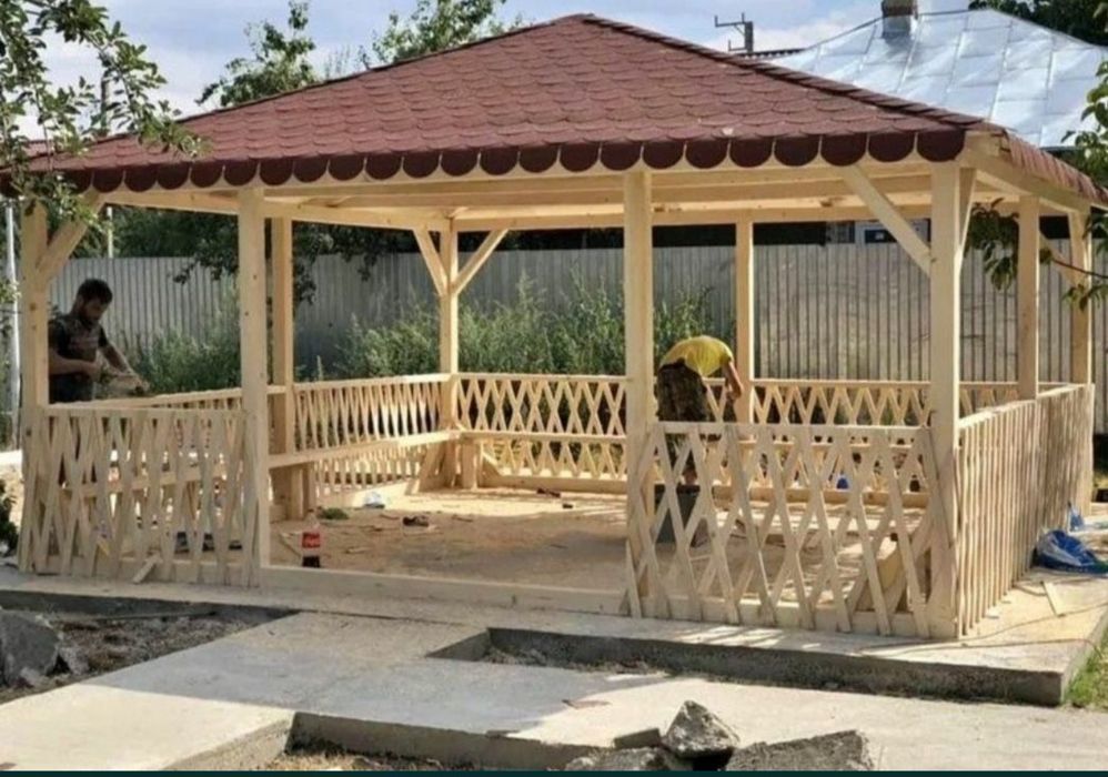 Foisoare și terase casute de gradina -foișoare la comanda -pergole mo ...