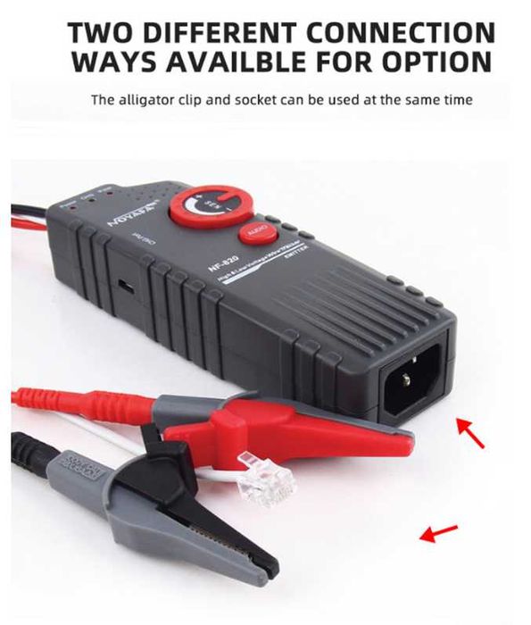 NOYAFA Tester cablu electric, detector, cabluri pana la 2m in pamant ...