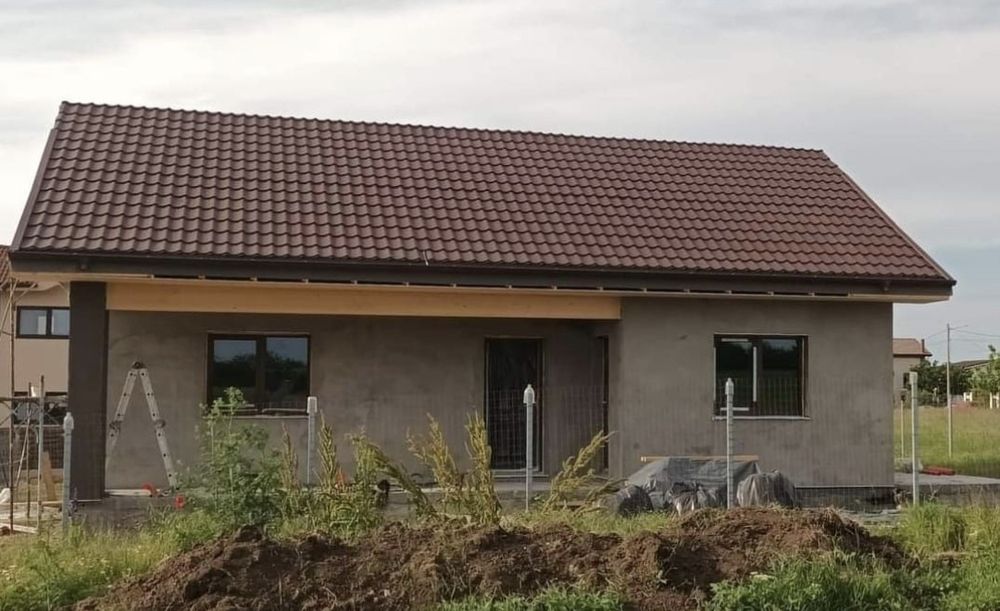 Cabane stil A Frame si case din structura de lemn, dimensiuni in funct ...