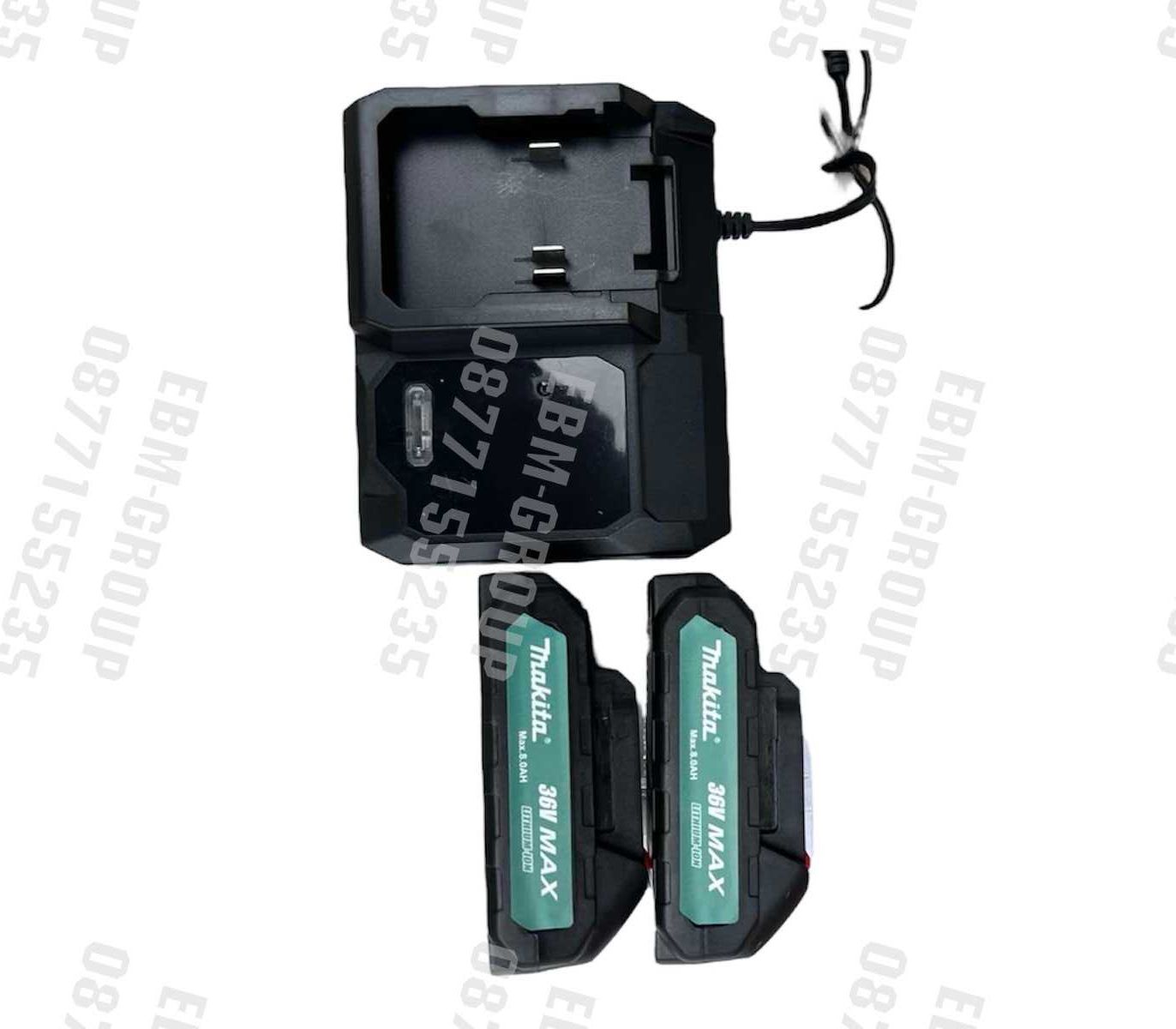 Makita Акумулаторен Тример 36V 8Ah Косачка за Трева МАКИТА с 2 батерии ...