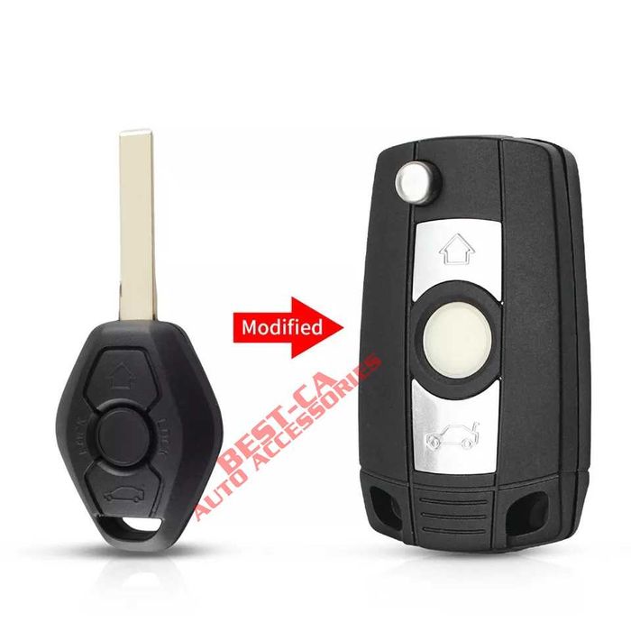 Модифицирана кутийка за ключ BMW E38 E39 E46 E53 E60 E81 E83 E85 гр ...
