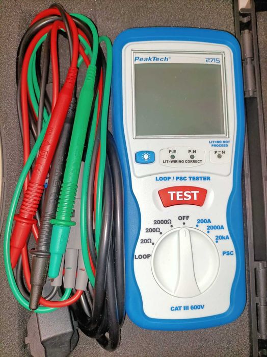 PeakTech 2715 - Aparat de masura impedanta buclei de defect Brasov • OLX.ro