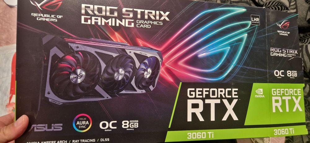 Asus rog strix rtx 3060ti гр. Бургас Изгрев • OLX.bg
