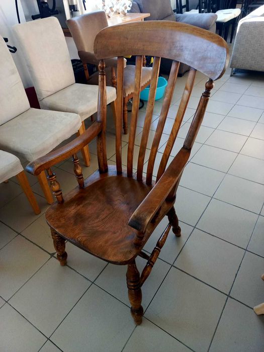 De vanzare scaun lemn masiv, vintage/vechi/antic, import Germania Sibiu ...