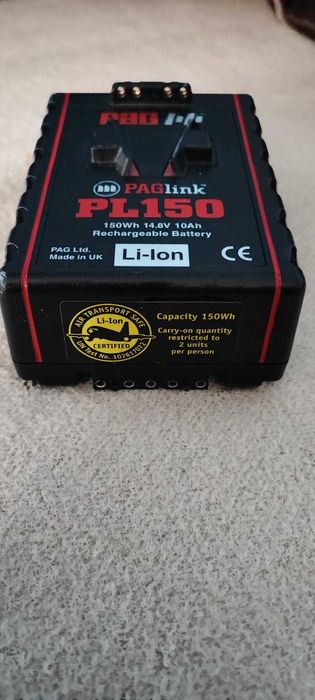 Baterie PAG PL150, LiIon, 150Wh 14,8V/8Ah V-Mount cu afișaj Targu Jiu ...