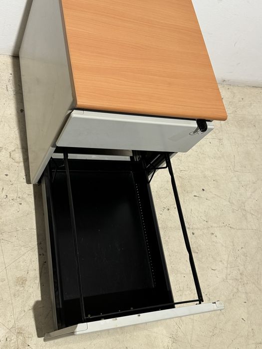 18 Buc. Rollbox Metalic Steelcase; Casetieră; Mic Dulap Birou tip Cub ...