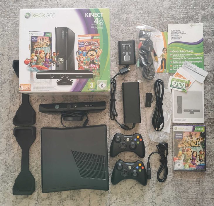 Xbox 360 Slim + Kinect пълен комплект и екстри гр. Сливен Даме Груев • OLX.bg