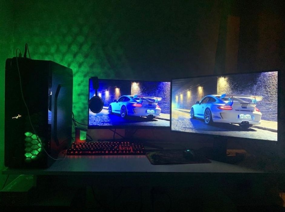 PC Setup Gaming RTX 2060 17-9700f 32GB RAM, Monitor 144hz curbat Baia ...