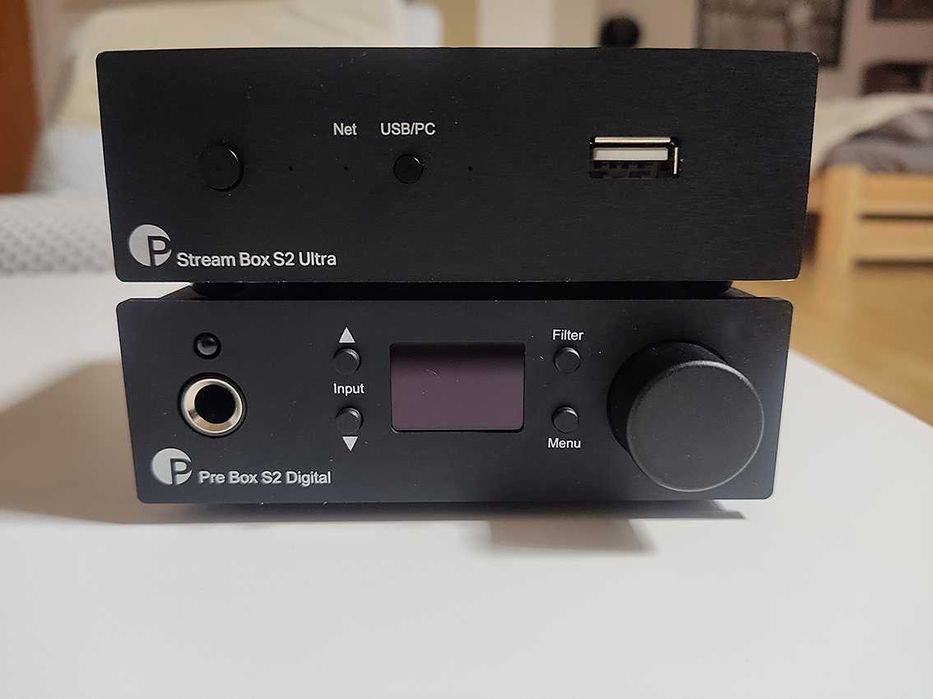 DAC Pro-Ject Pre box S2 digital și Streamer Stream Box S2 Ultra ...