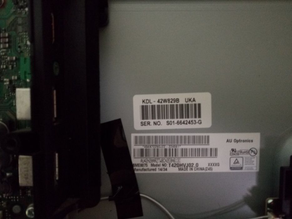 Televizor Sony Bravia kdl-42w829b kdl-42w650a kdl-32r433b kdl-40r453b ...