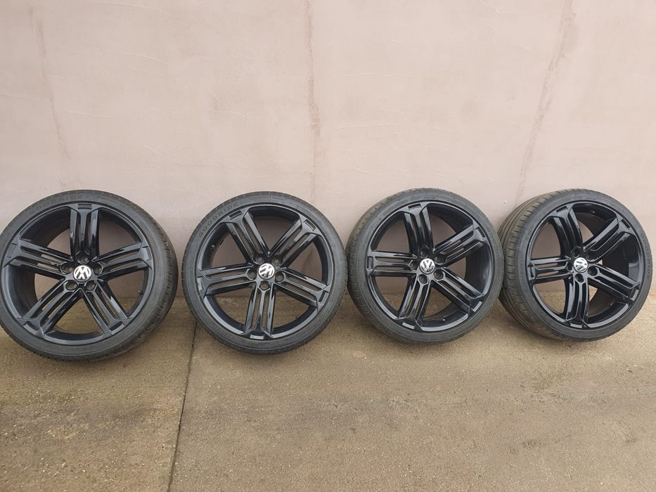 Jante+Anvelope 19" VW R-LINE (B6/B7/B8/Golf/Tiguan/Touareg) negociabil ...