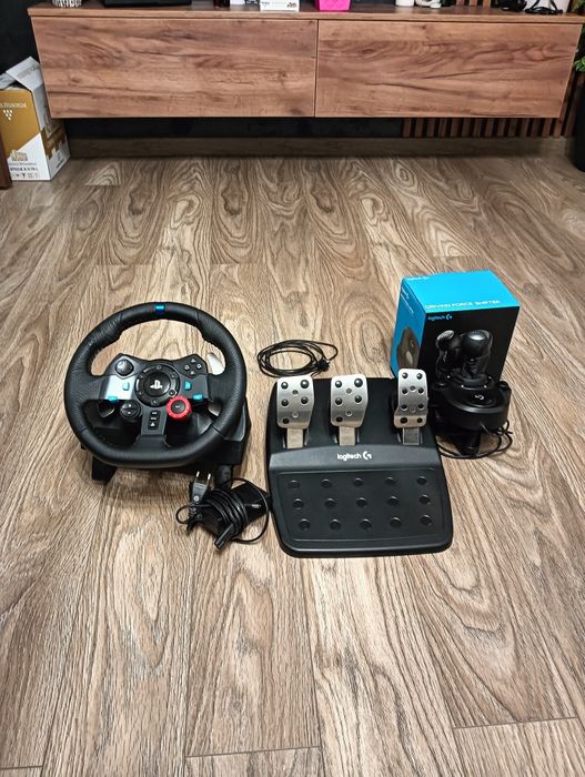 Volan Logitech Driving Force G29 plus Logitech Driving Force Shifter ...